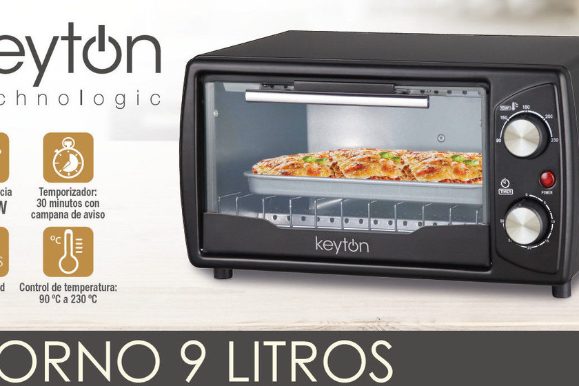 Por 19,99 euros podemos hacernos con este horno de 9 litros de ...