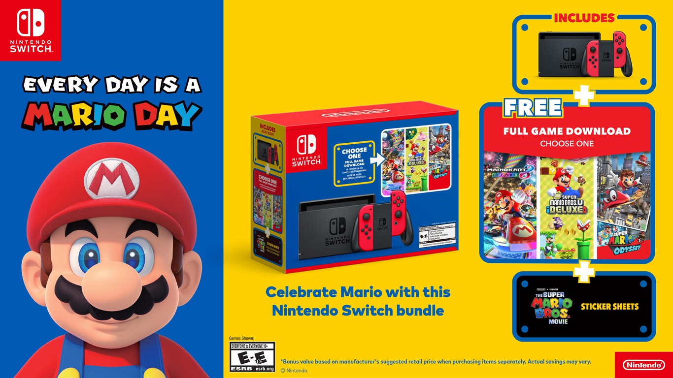 Nintendo Switch edición Mario Day ya se puede comprar en doto: con tres ...