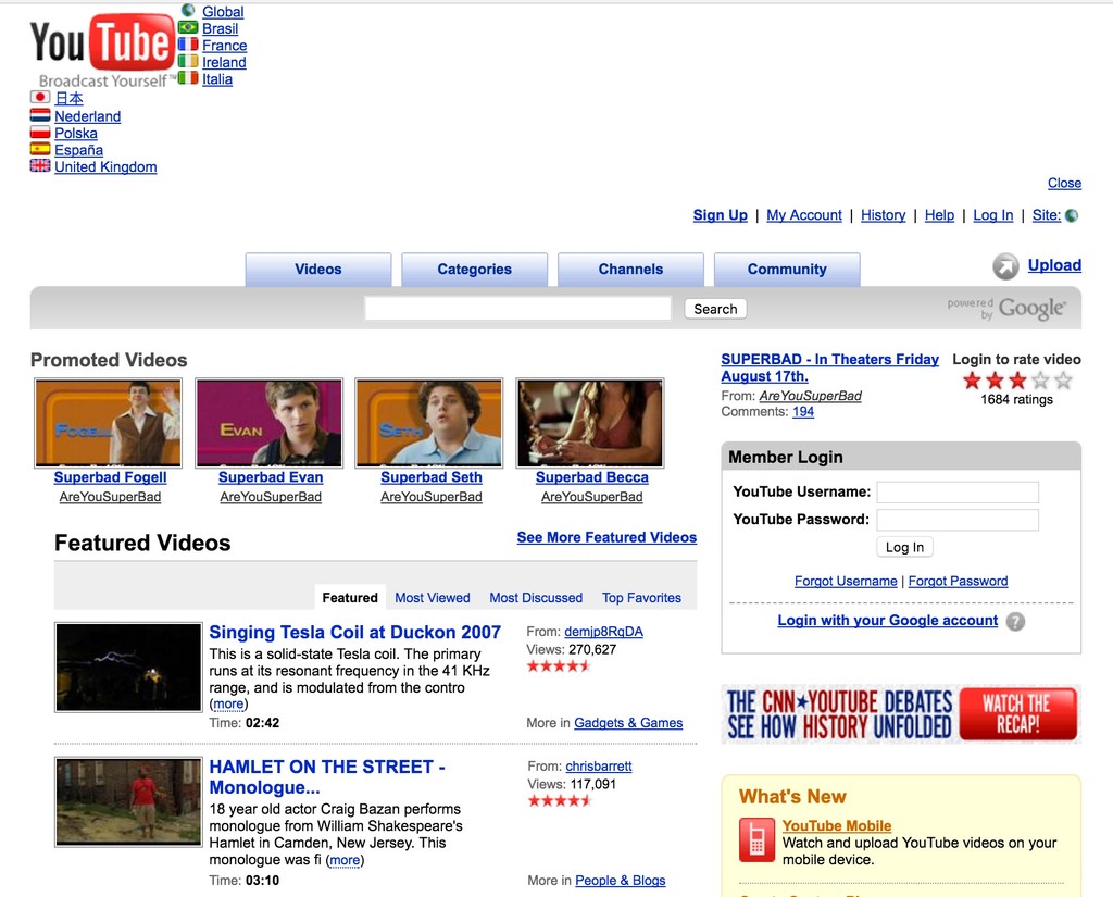 Esto es lo que pasaba en Internet hace 10 años