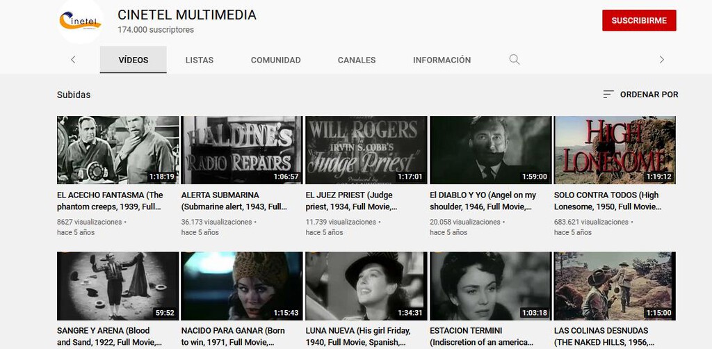 Ver películas gratis en YouTube es posible si sabes cómo: estos son los mejores canales