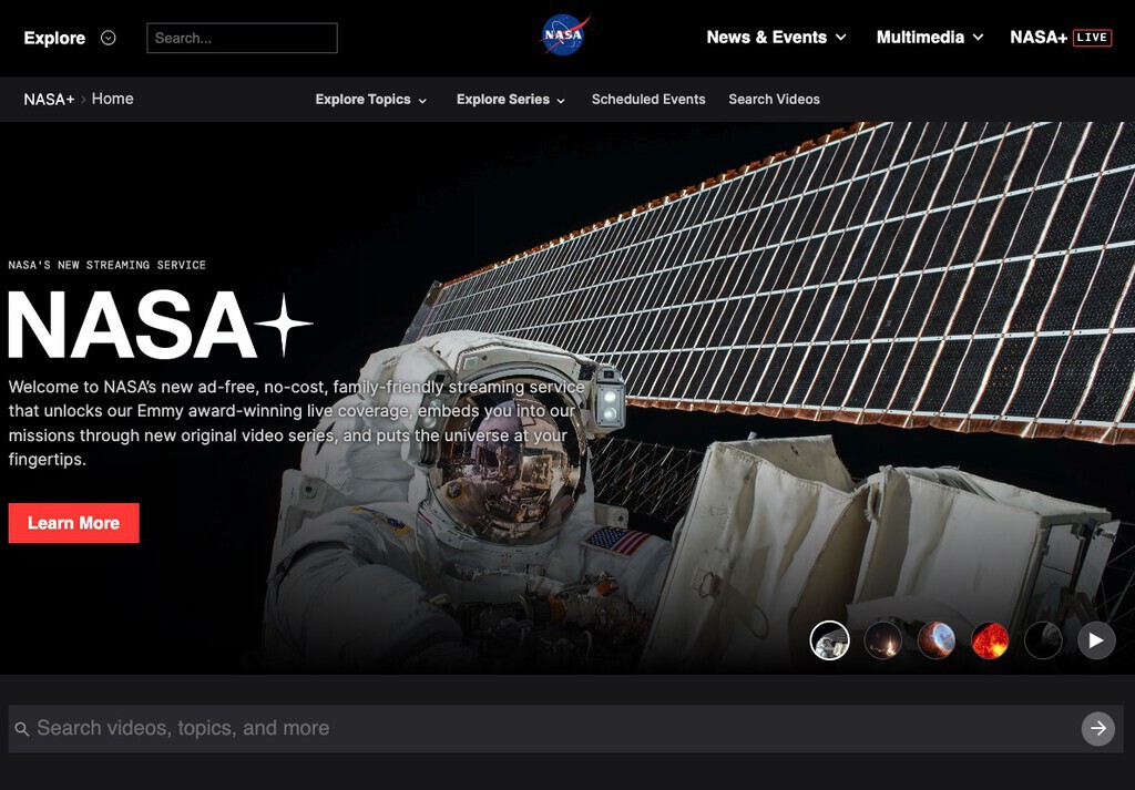 NASA Plus: la plataforma de streaming gratis de la agencia espacial que ...