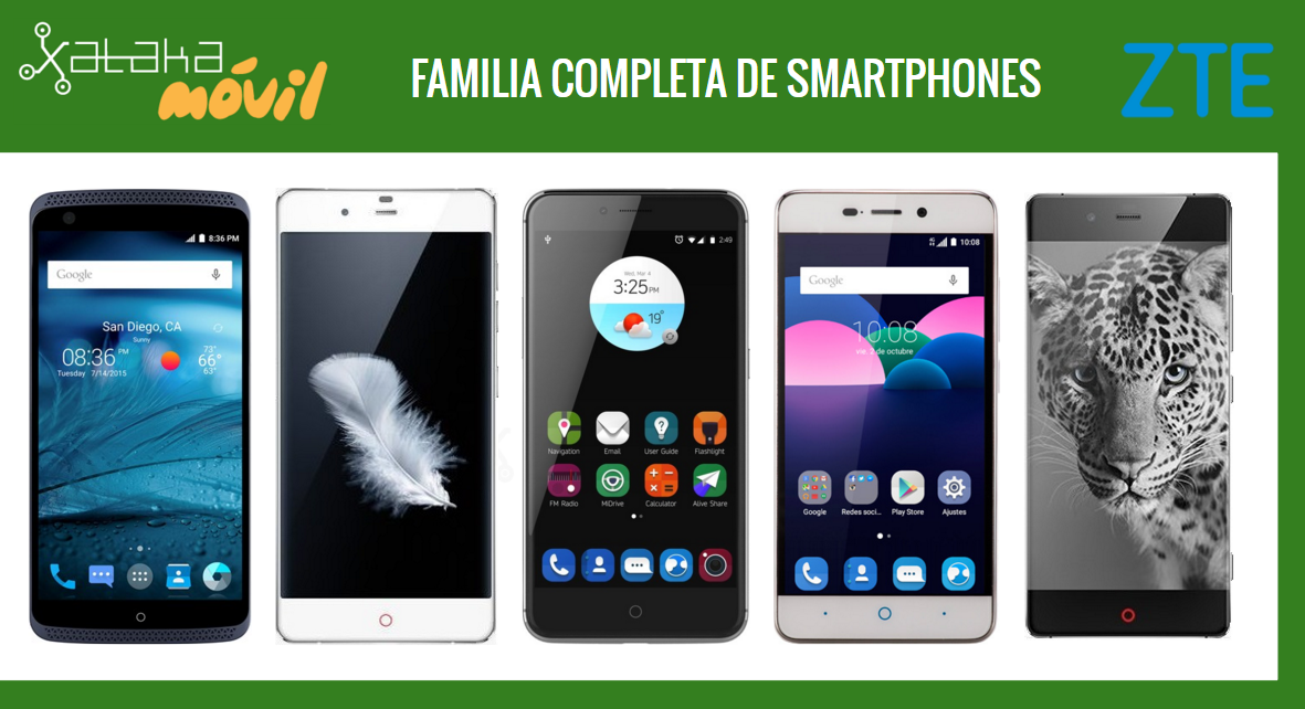 Así queda el catálogo de smartphones ZTE tras la llegada de los nuevos ...
