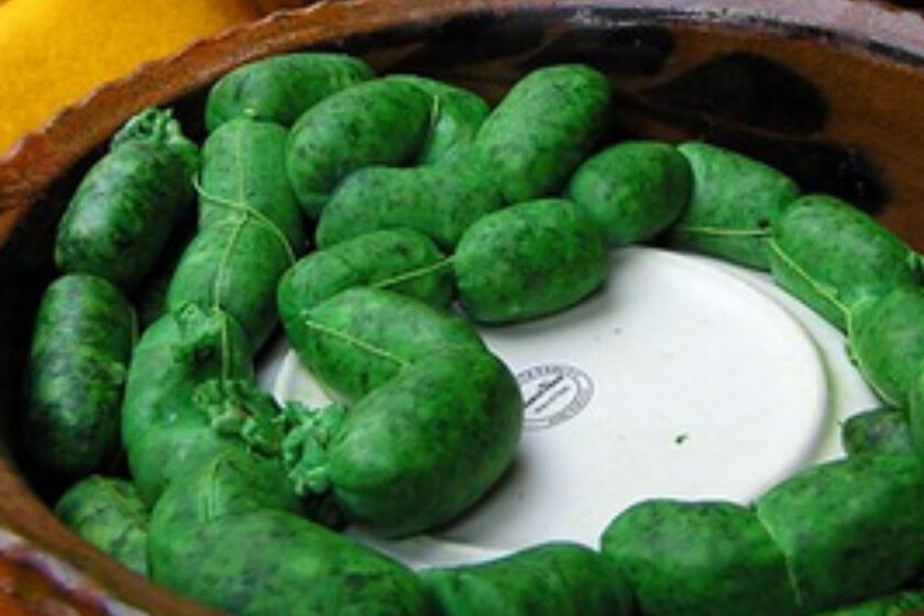 Cómo hacer longaniza verde casera estilo Toluca