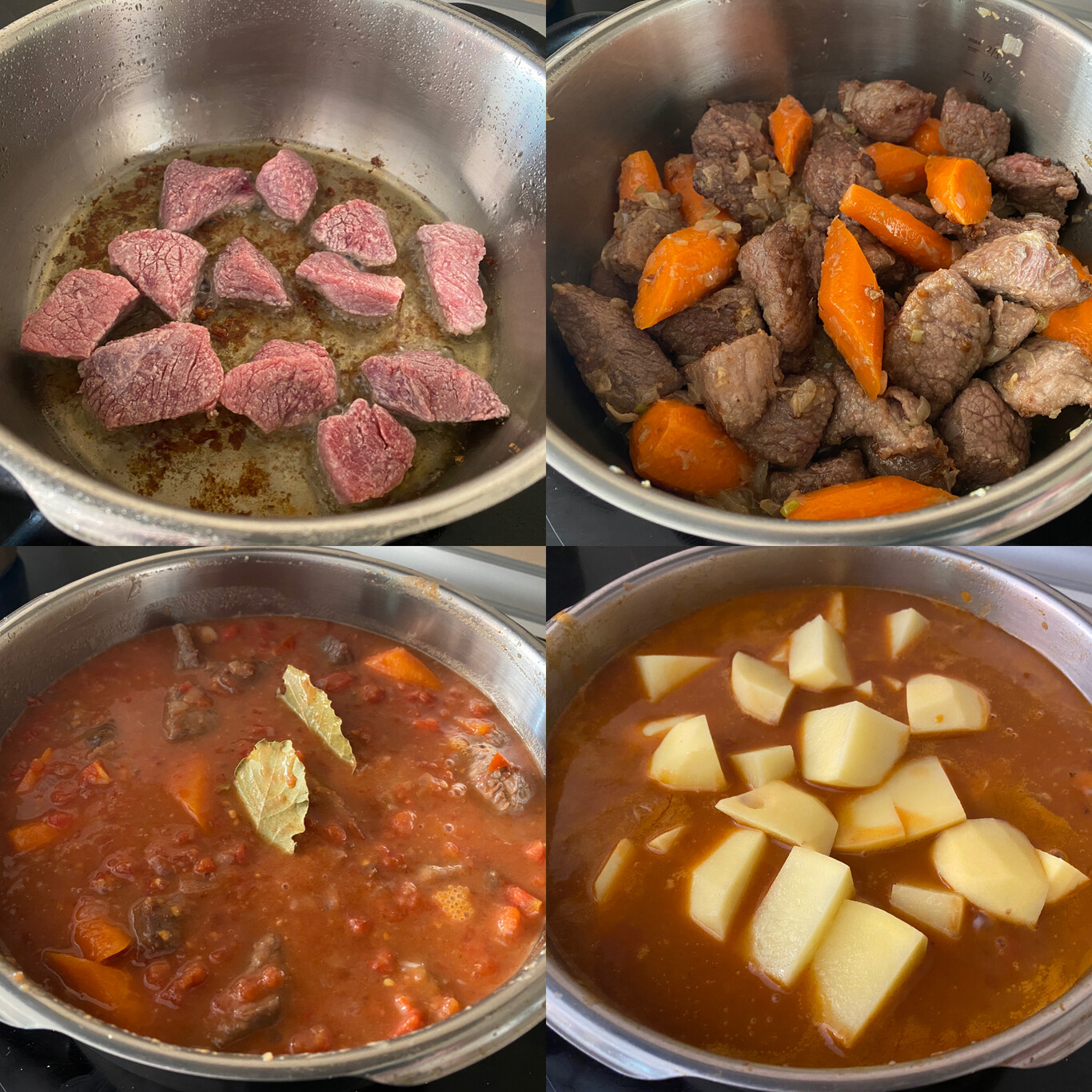 Estofado de ternera con patatas, receta de la abuela del mejor guiso ...