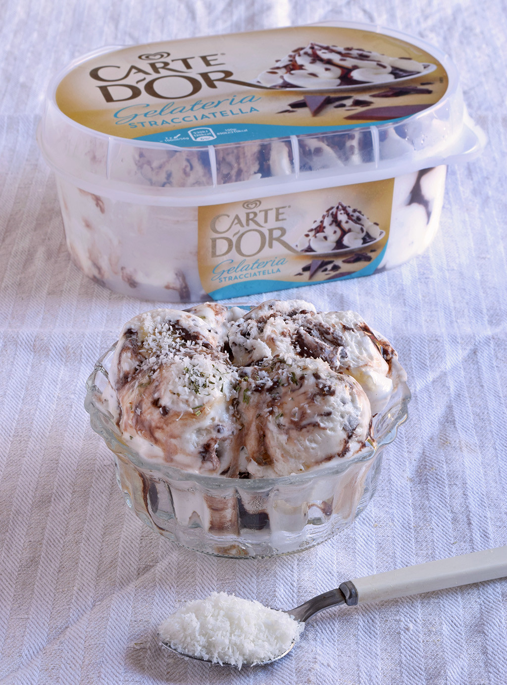 Ideas de topping para helado. Por Carte D'Or