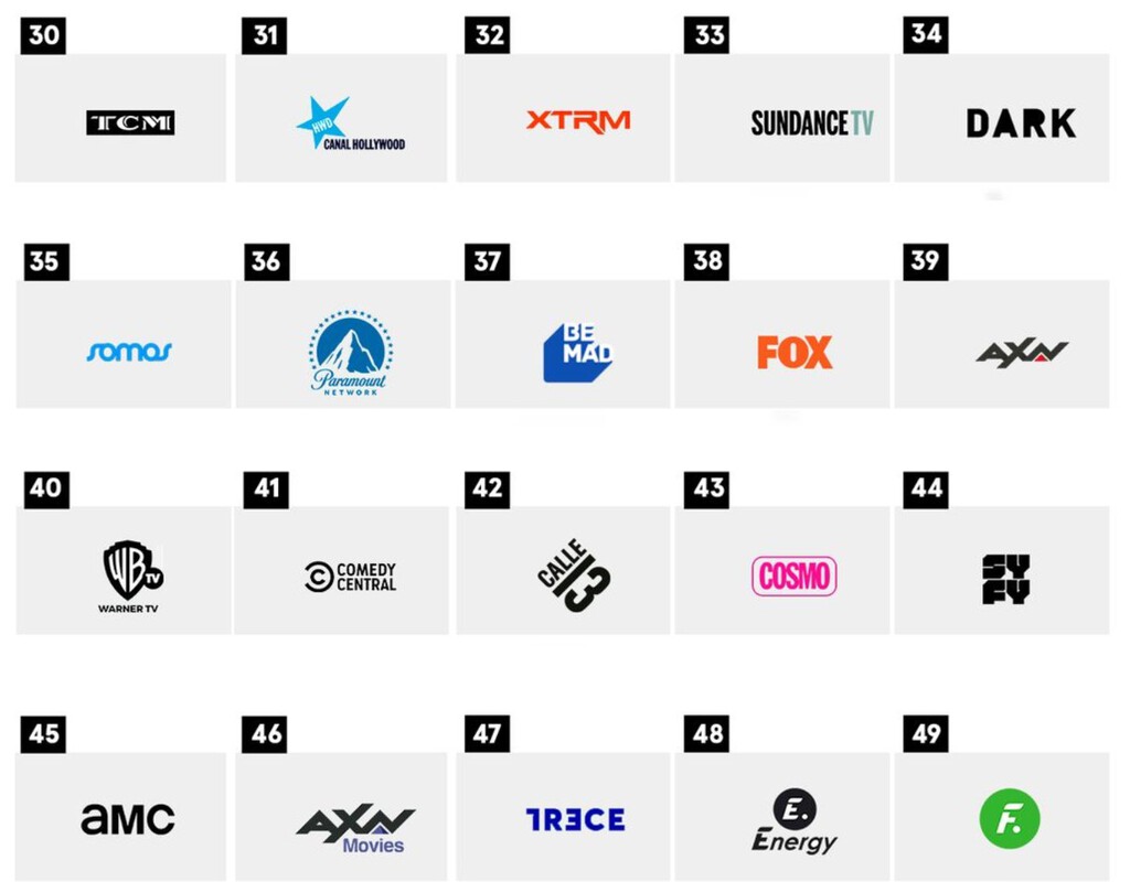 Los canales de TV de Movistar Plus+ cambiarán de posición el próximo 23 ...