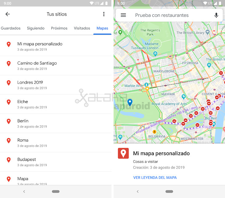 Cómo crear mapas personalizados con Google My Maps para Android