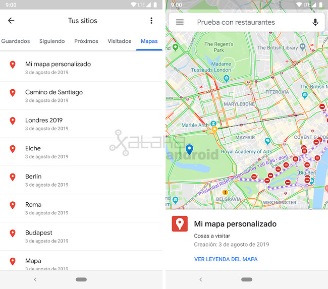 Cómo crear mapas personalizados con Google My Maps para Android