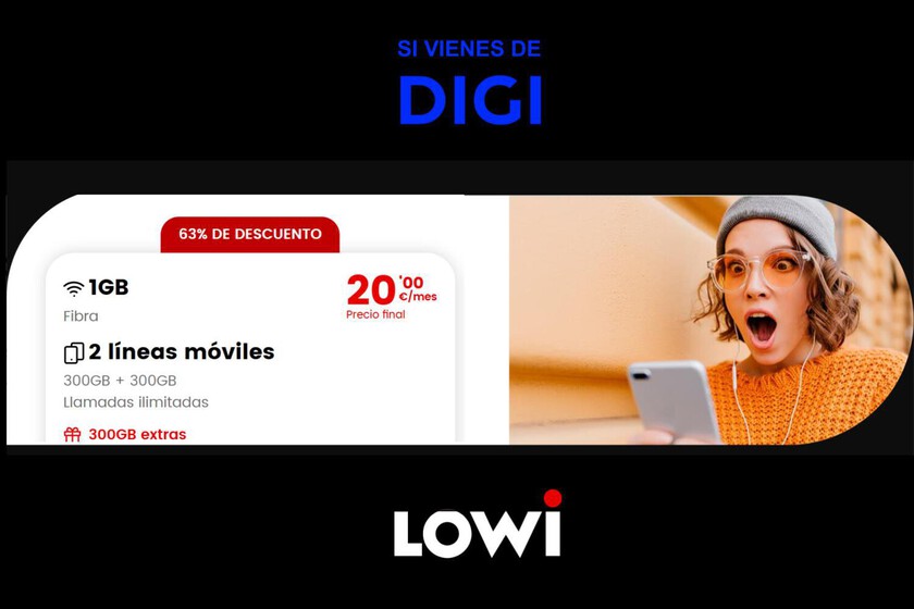 Si la fibra Smart de Digi te parecía barata, esta tarifa oculta de Lowi ...