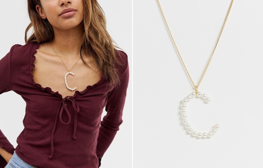 Los 29 collares con iniciales de tendencia con los que querrás llevar ...
