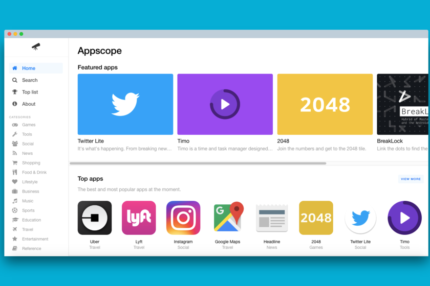 Appscope, encuentra las mejores aplicaciones web progresivas en un solo ...
