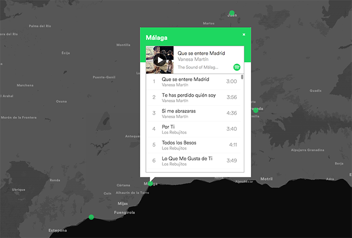 Spotify nos detalla en un mapa cuales son los gustos musicales según la ...