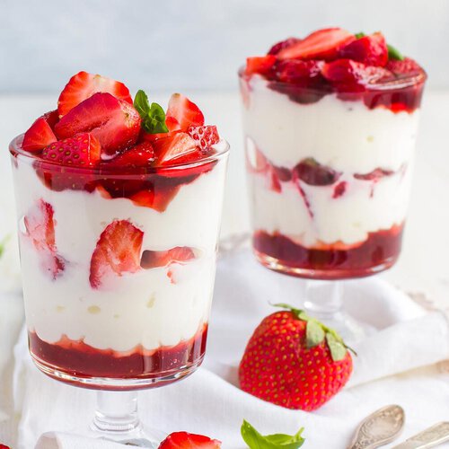 Fresas con crema - Directo al Paladar México