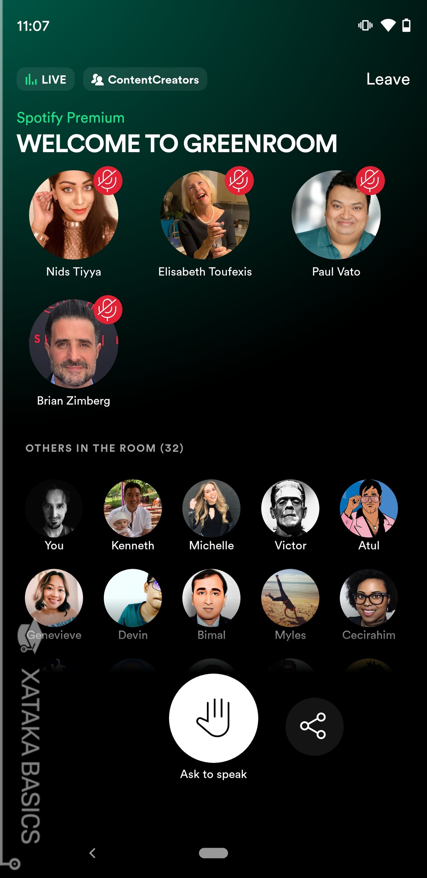 Spotify Greenroom: qué es y cómo funciona