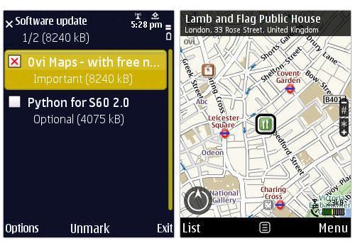 Ovi Maps y su navegación gratuita disponible para el Nokia N86 8MP