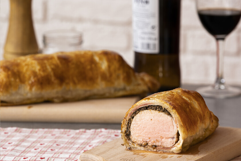 Solomillo al hojaldre relleno: receta al horno de solimillo de cerdo y ...