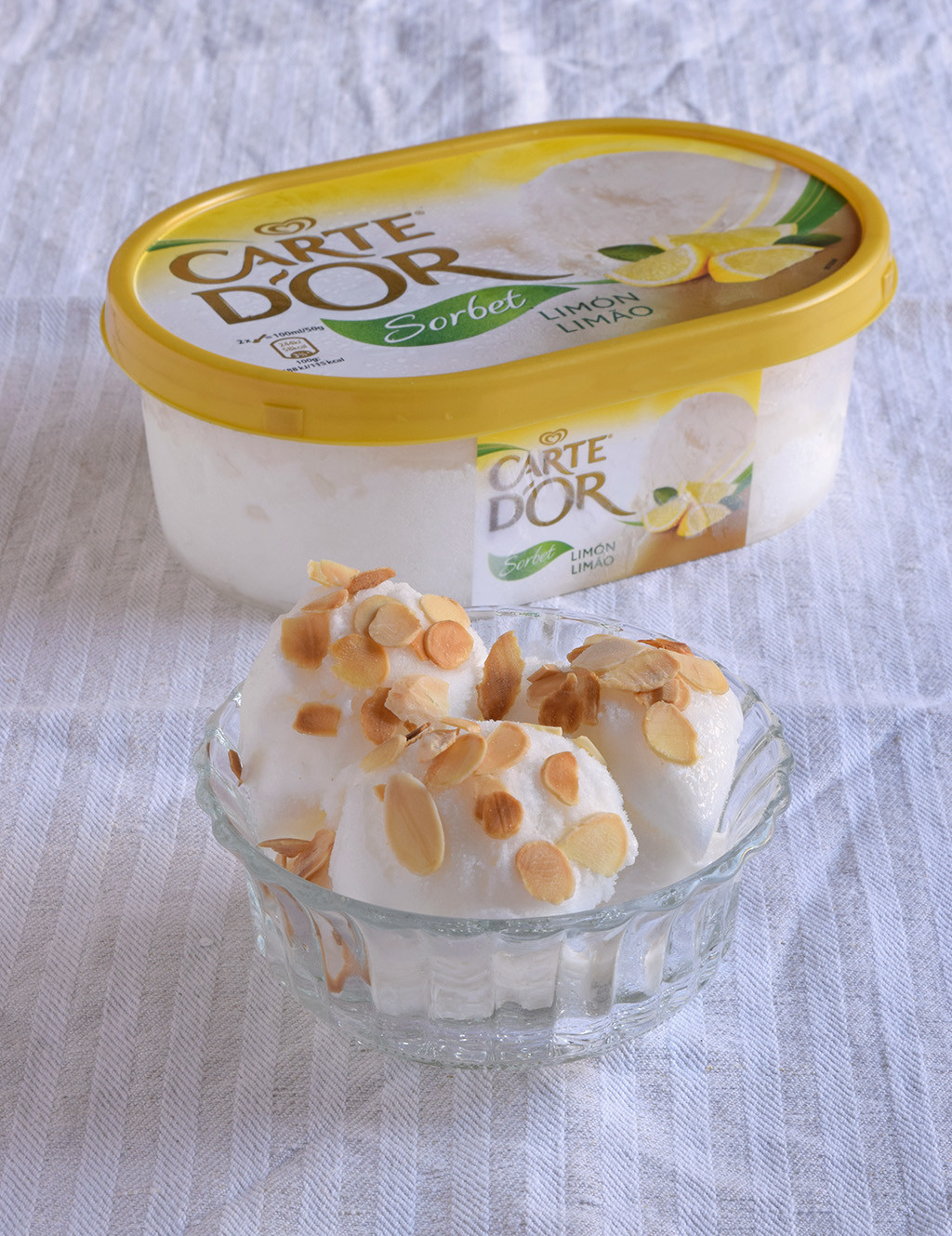 Ideas de topping para helado. Por Carte D'Or