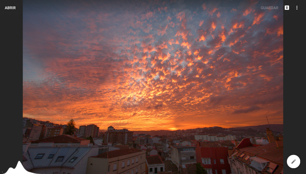 Revelando imágenes Raw con Snapseed