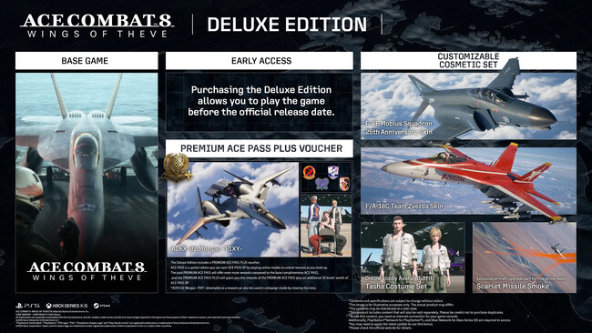 Ediciones de Ace Combat 8: Wings of Theve. Qué trae cada una, y dónde ...