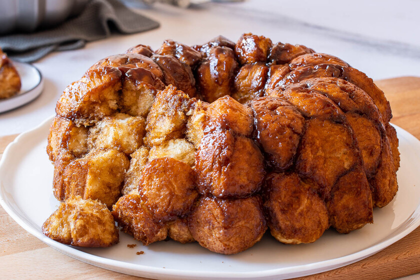 Monkey bread o pan de mono, receta de cocina fácil, sencilla y deliciosa