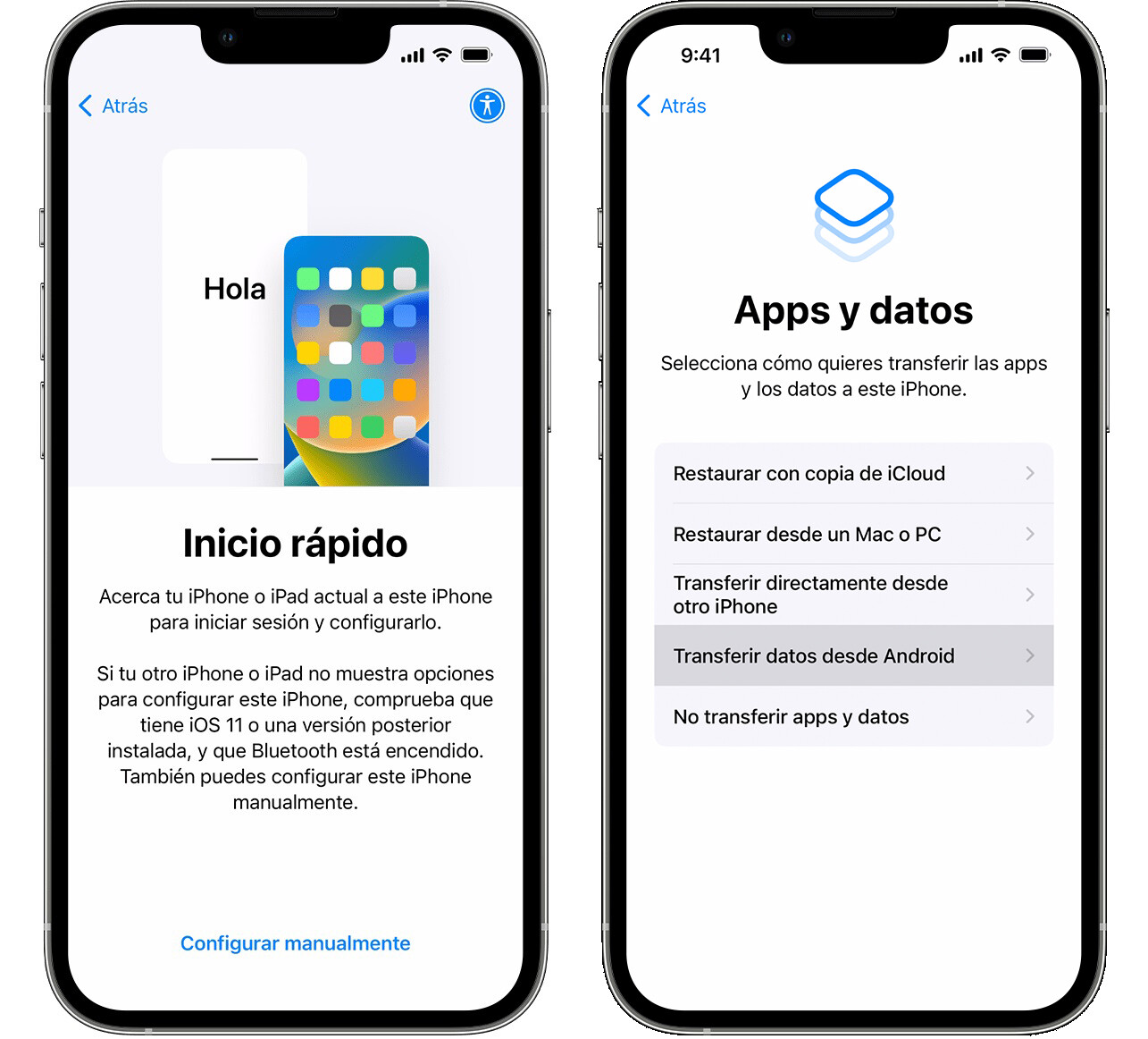 Cómo pasar datos de Android a iOS
