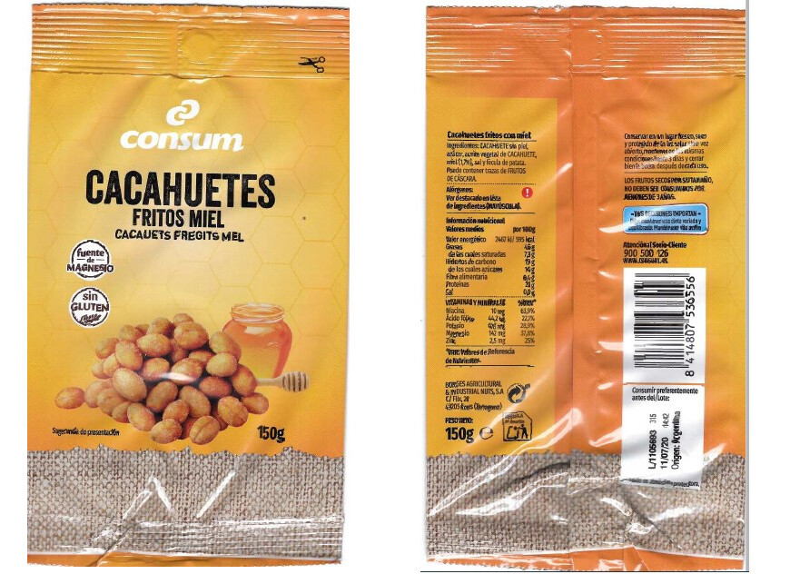 Amplían la alerta de Lidl por cuerpos metálicos a estos frutos secos de ...