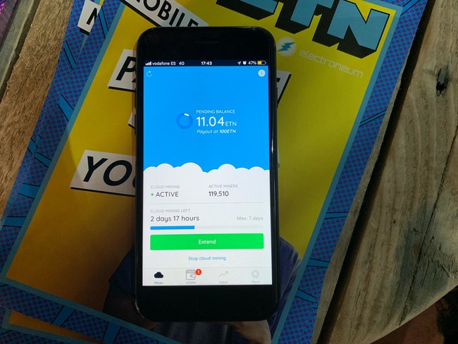 Electroneum M1, un móvil que mina criptomonedas en la nube y te paga ...