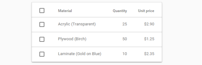 Material Design Lite
