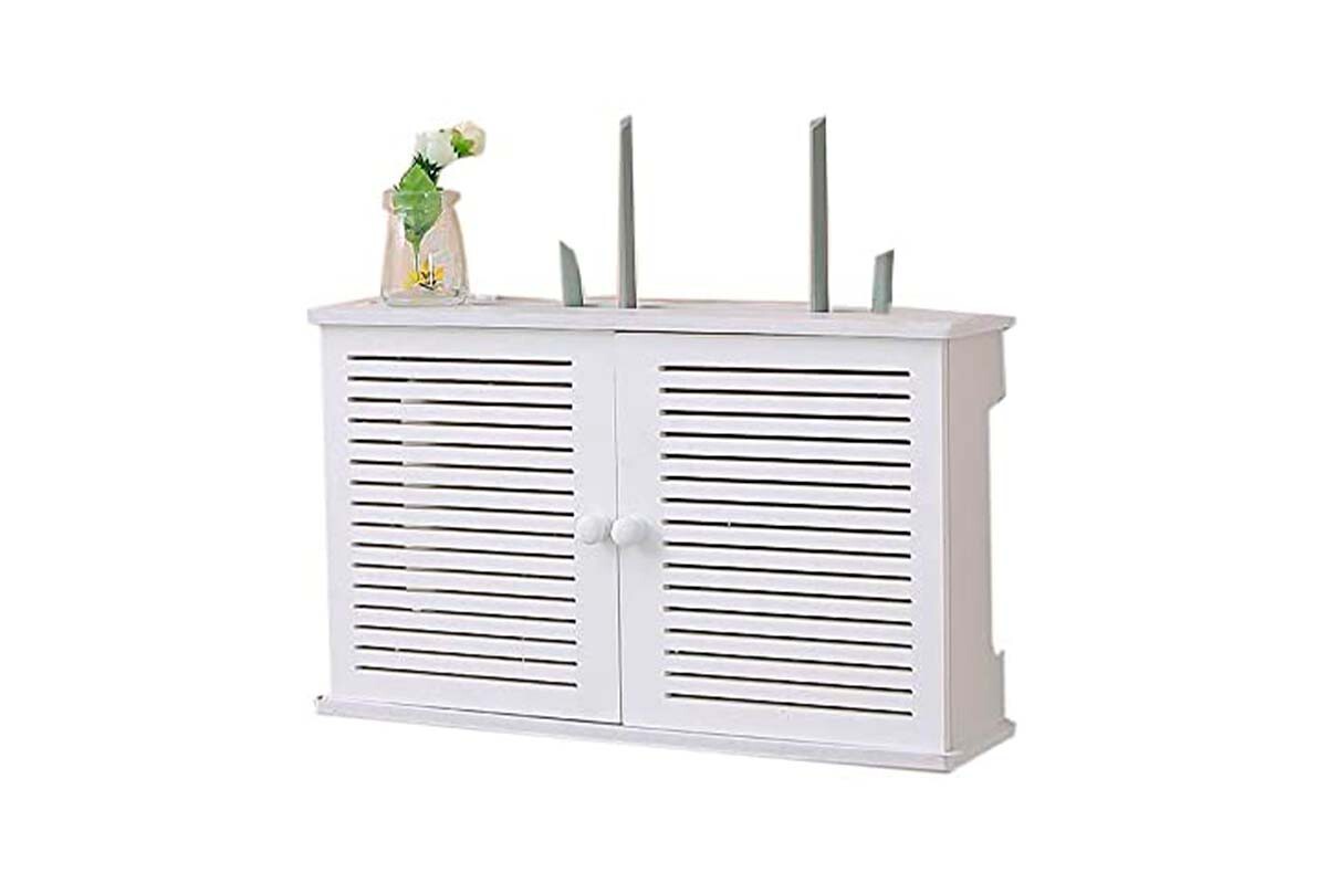 Cinco estantes decorativos pensados para esconder el router Wi-Fi y ...