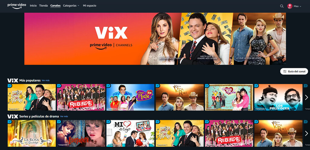 ViX llega gratis a Prime Video: el servicio de streaming de Televisa y ... ViX llega gratis a Prime Video: el servicio de streaming de Televisa y ...