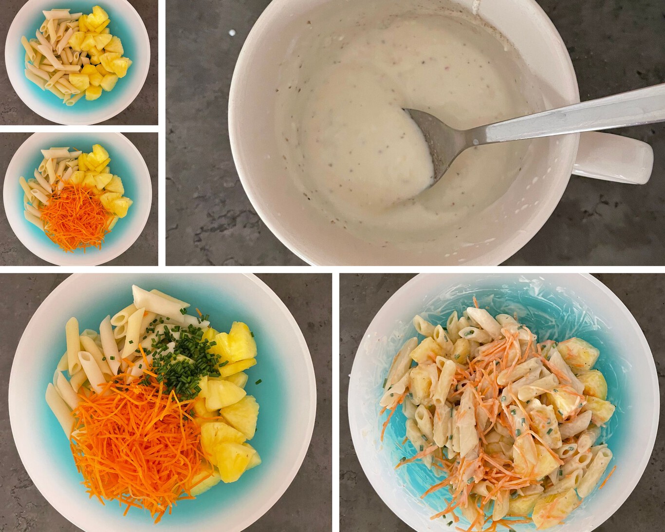 Ensalada de pasta hawaiana: una receta fácil, rápida y con piña