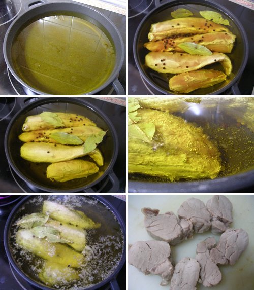 Cómo hacer un confitado. Técnicas de cocina