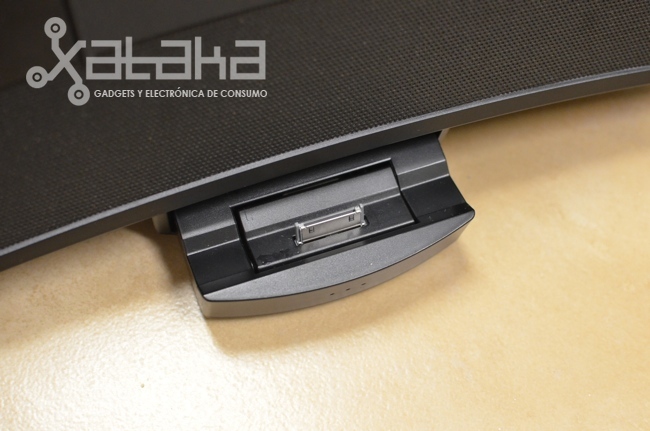 Epson MG-850HD con base para el iPhone, lo hemos probado