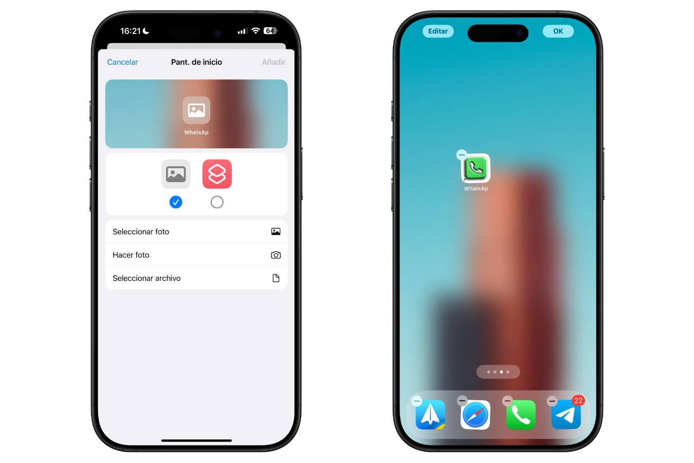 Ni te imaginas lo fácil que es cambiar los iconos de tus apps en el iPhone