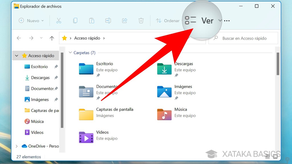 Cómo hacer los iconos más grandes o pequeños en Windows 11 en el ...