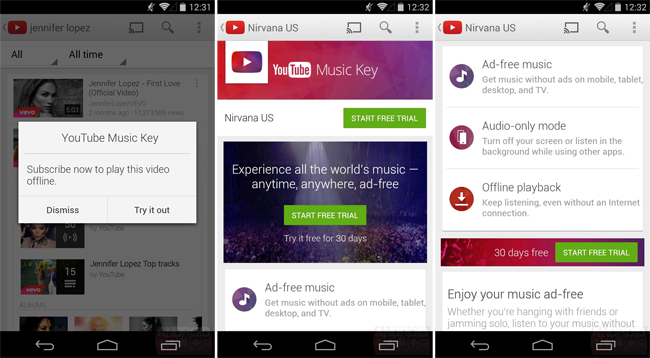 YouTube Music Key, capturas e información del próximo servicio de ...
