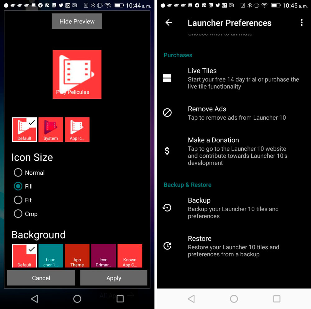 Launcher 10, el launcher para "convertir" tu Android en un móvil Windows