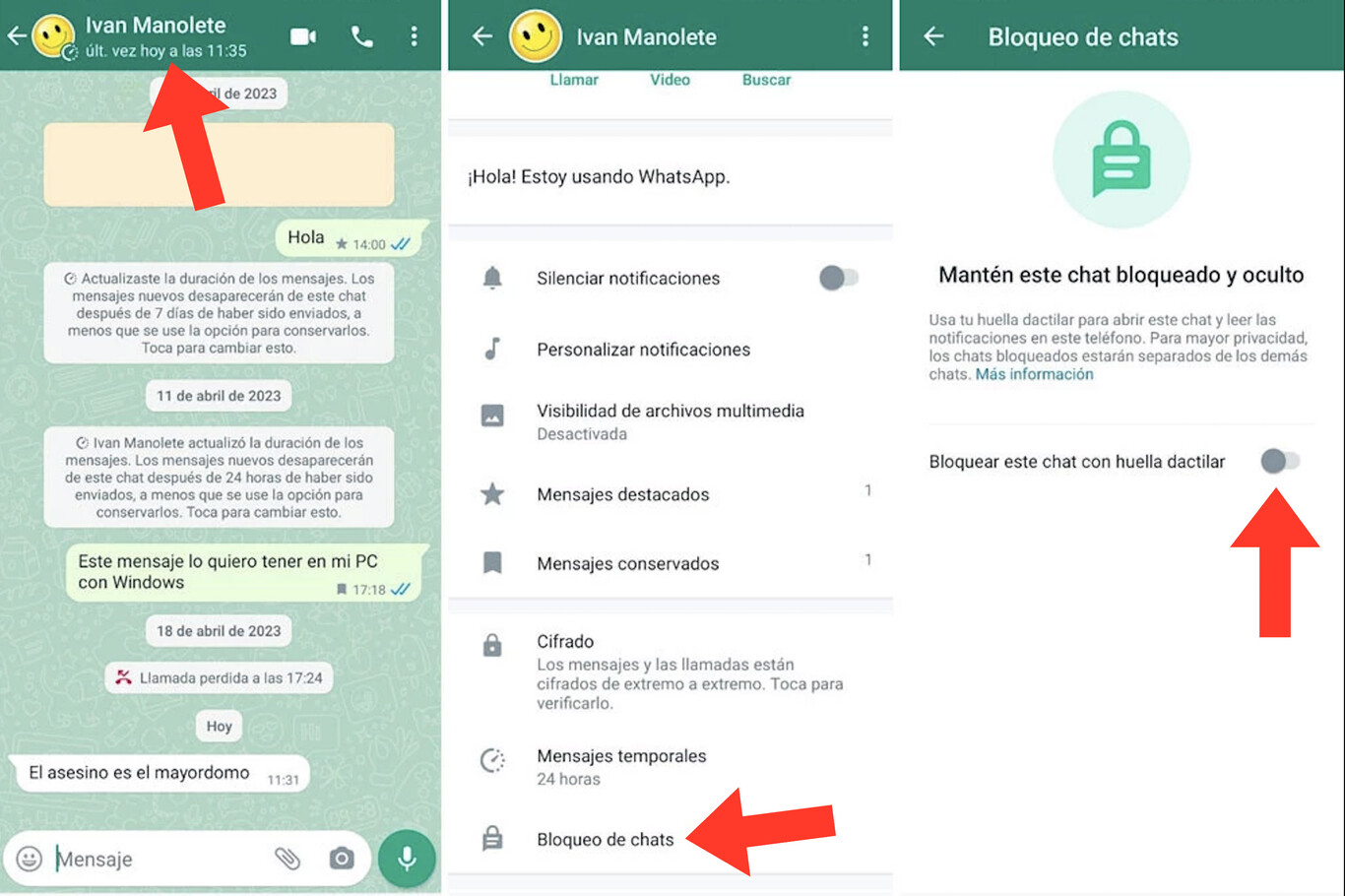 Es oficial: los chats bloqueados llegan a WhatsApp para proteger al ...