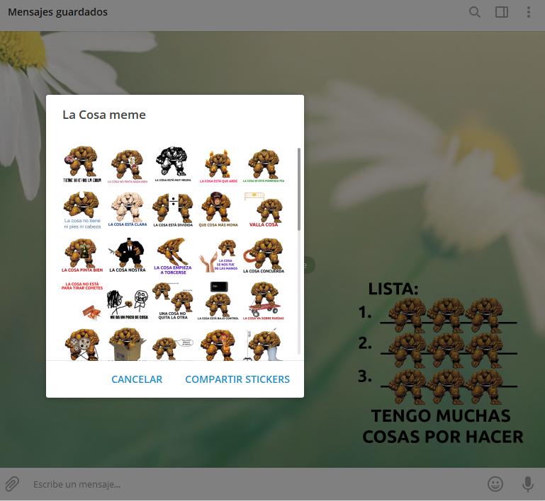 Cómo usar los stickers de Telegram en WhatsApp