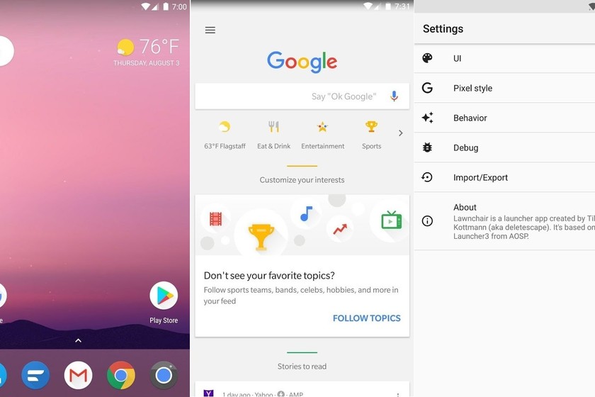 Lawnchair Launcher: un Pixel Launcher de código abierto y con extra de ...