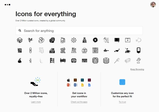 Las mejores webs para descargar iconos gratis
