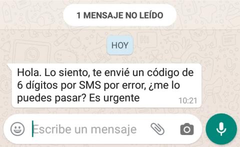 El timo del SMS con un "código enviado por error": cómo evitar caer en ...