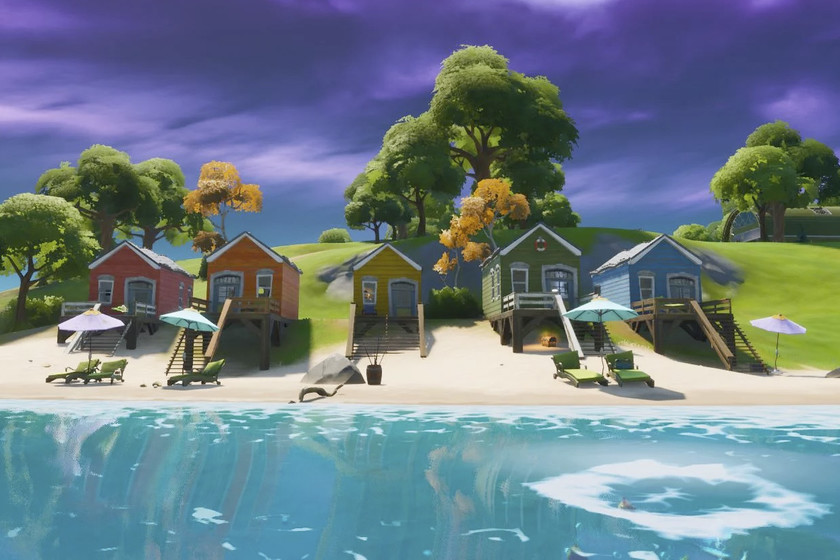 Desafío Fortnite: baila en Alquileres Arcoiris, Autobús de Playa y Lago ...