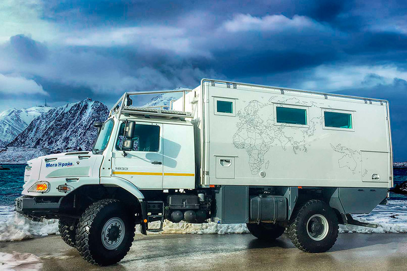 Este camión camper es el summum de las autocaravanas, y te garantiza ...