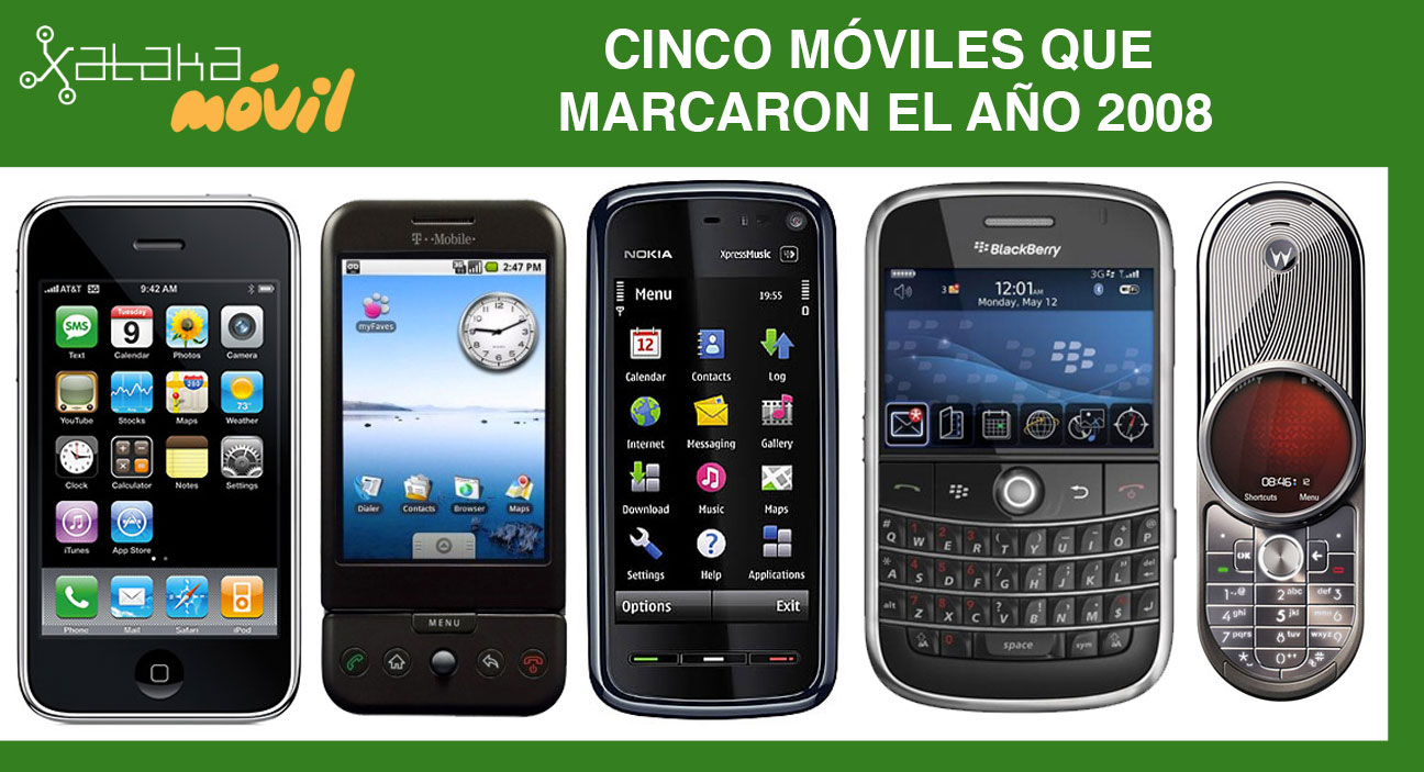 2008: cinco móviles que marcaron ese año