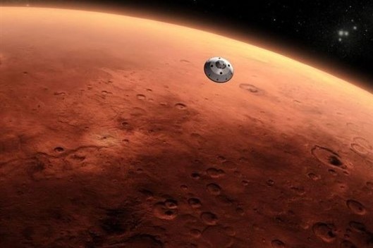 Así sería ir y volver de Marte a la velocidad de la luz: seis minutos ...