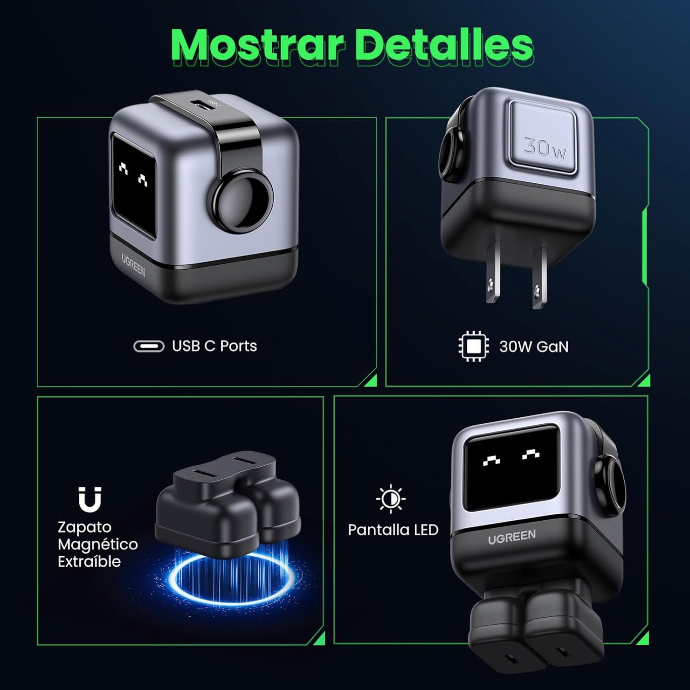 El cargador más popular de UGREEN vuelve a su precio mínimo: solo 320 pesos para el robot ...