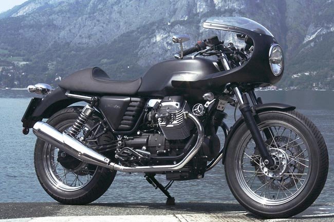 Moto Guzzi V7 Cafe, con carenado aún mejor