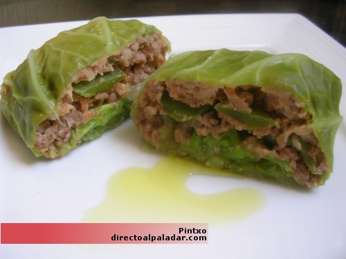 Receta de rollos de repollo