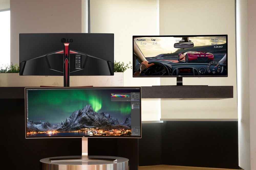 LG tiene el monitor curvo ultra-wide más grande del mundo y uno con ...